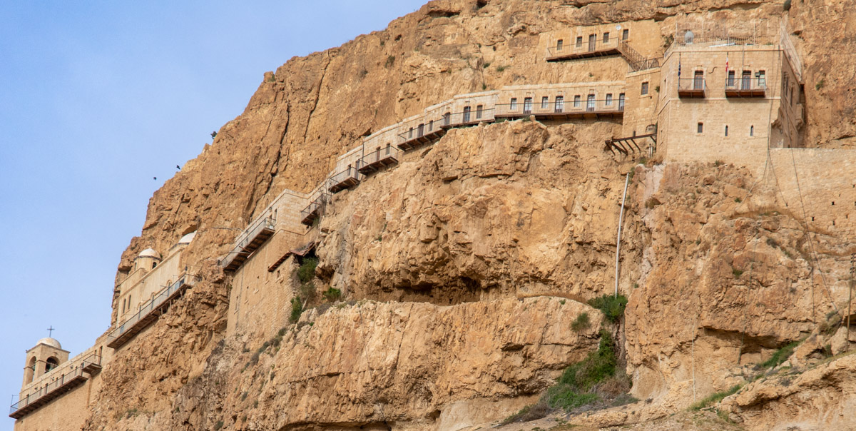 Mount of Temptation and Monastery | Bible Land Images